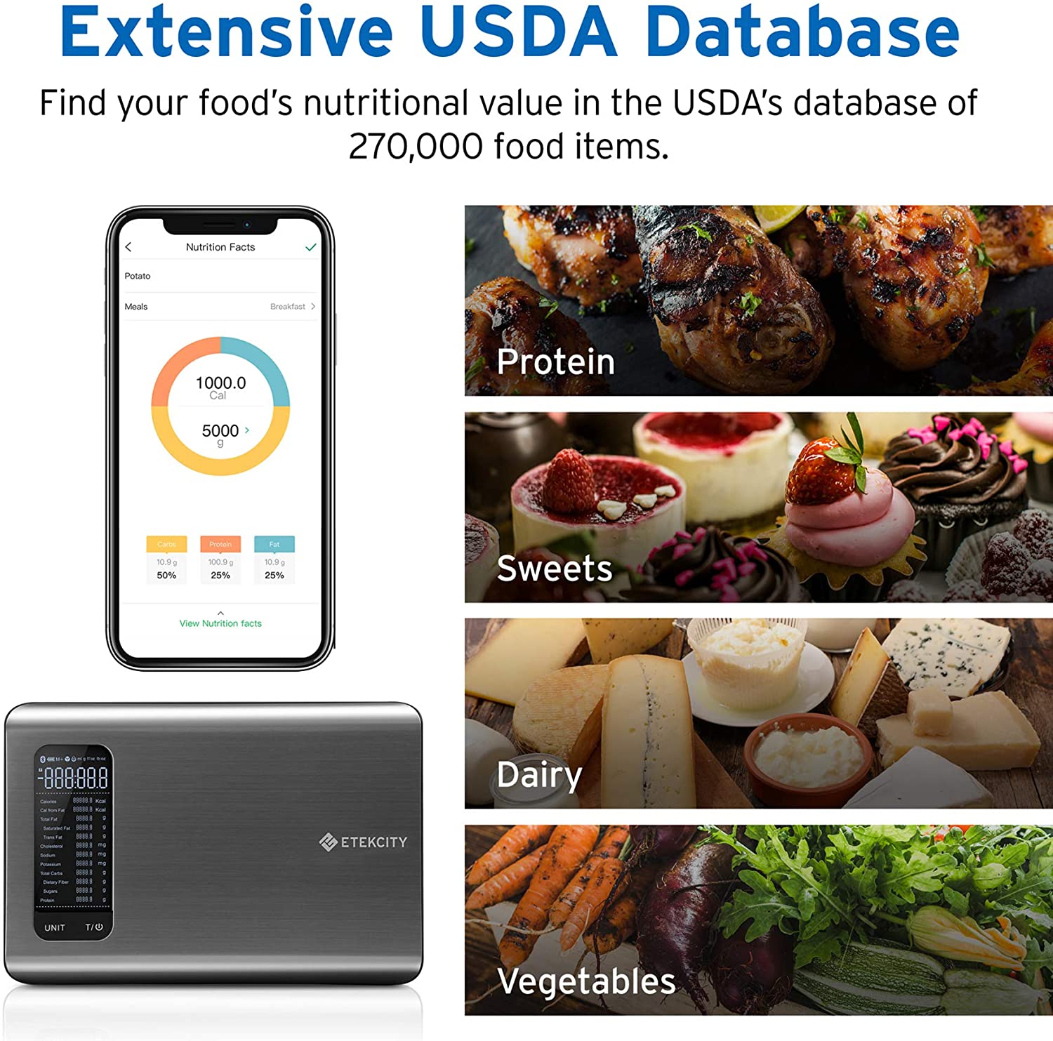 Etekcity ESN00 Smart WIFI Food Nutrition Scale VeSync Store Etekcity ESN00 Smart WIFI Food Nutrition Scale VeSync Store